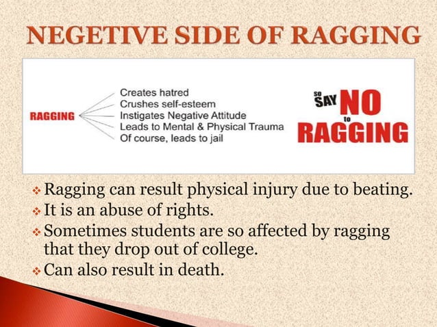 Ragging is a crime | PPTX