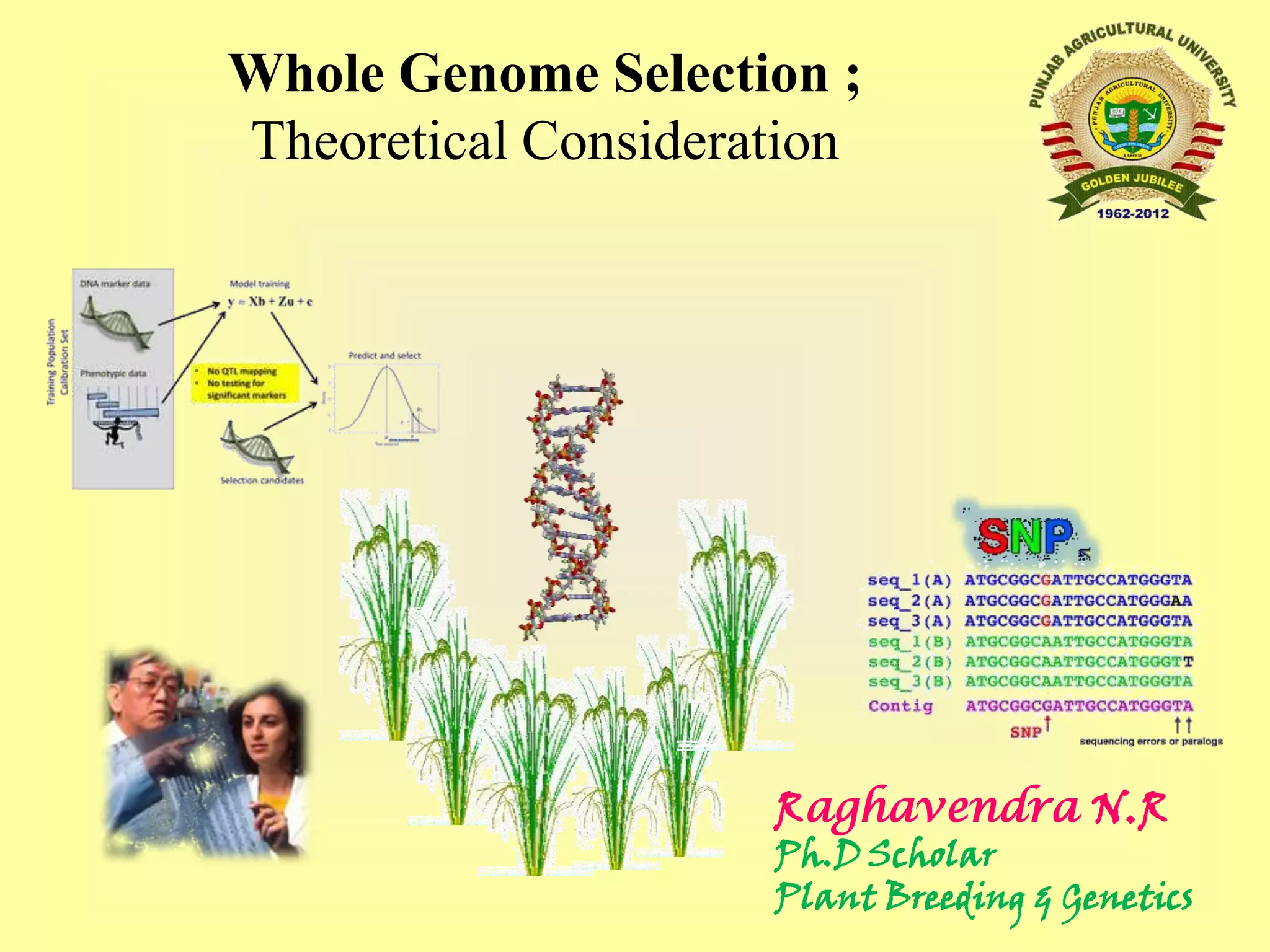 Whole Genome Selection | PPTX