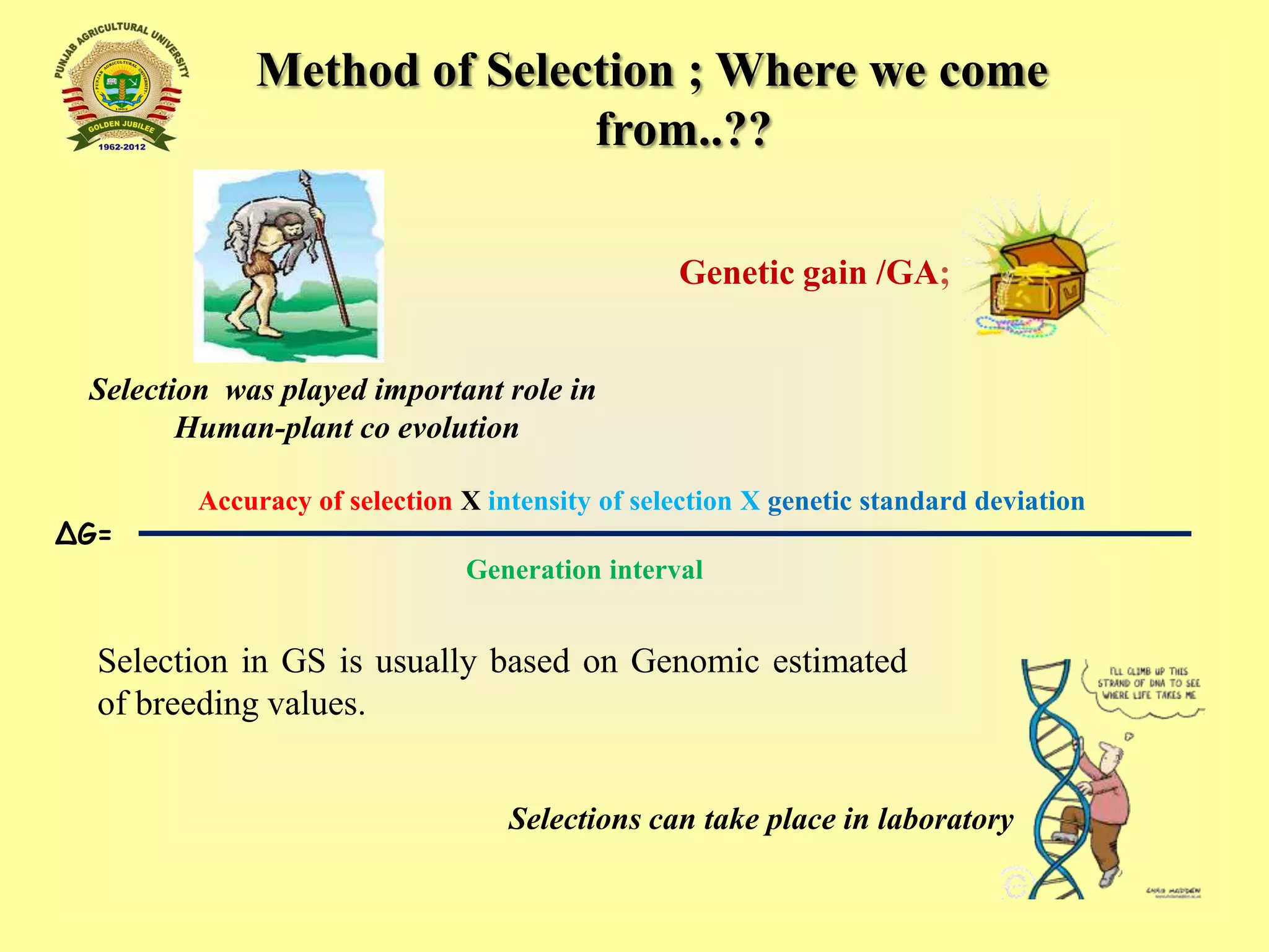 Whole Genome Selection | PPTX