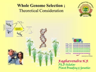 Whole Genome Selection | PPTX