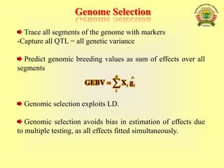 Whole Genome Selection | PPTX