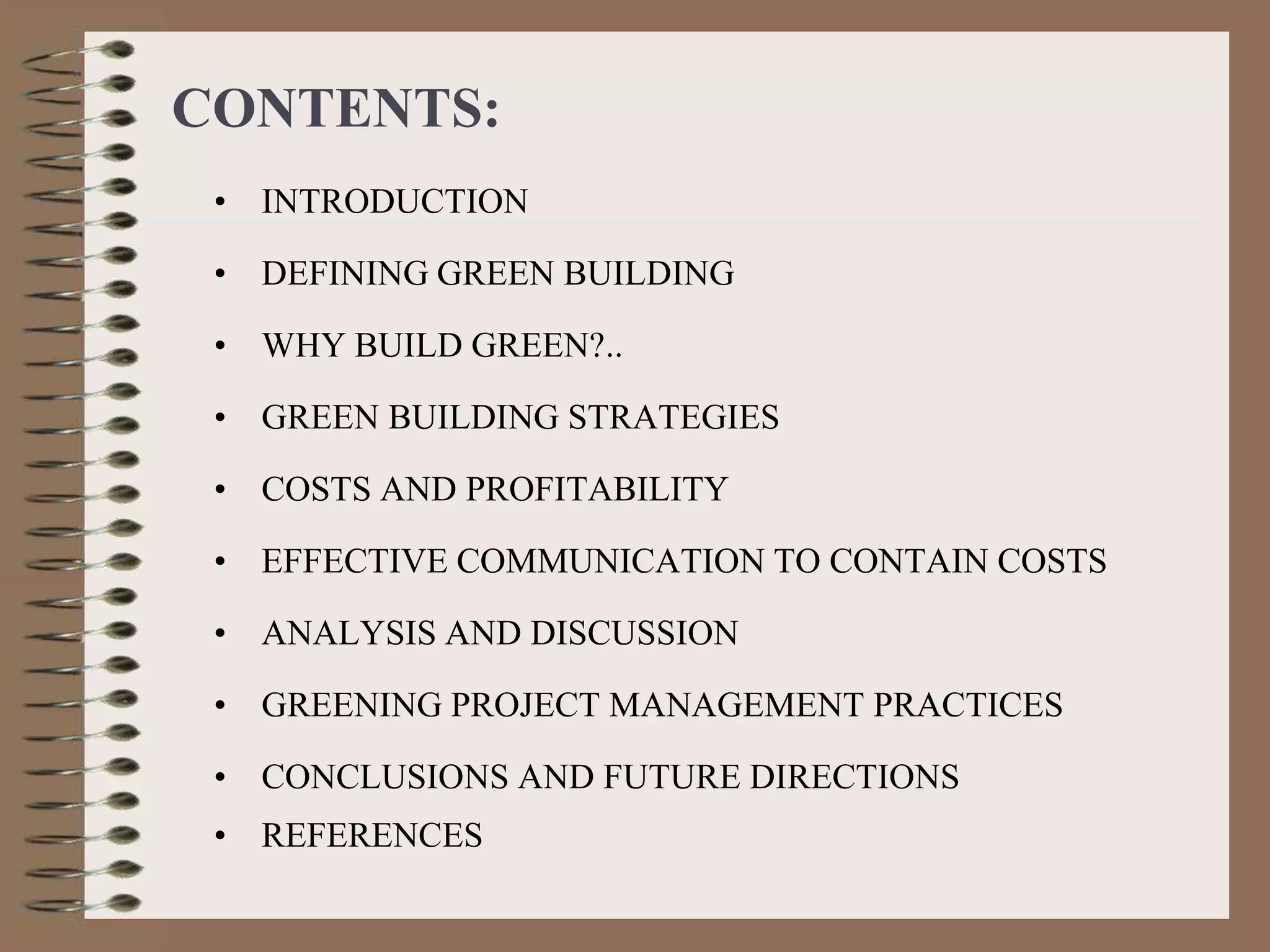 GREEN BUILDING STRATEGIES & PROJECT MANAGEMENT PRACTICES FOR A ...