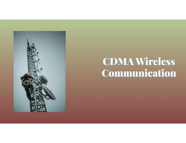 cdma | PPT