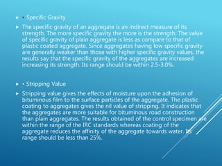 Construction of Flexible Pavements Using Plastic Wastes | PPTX