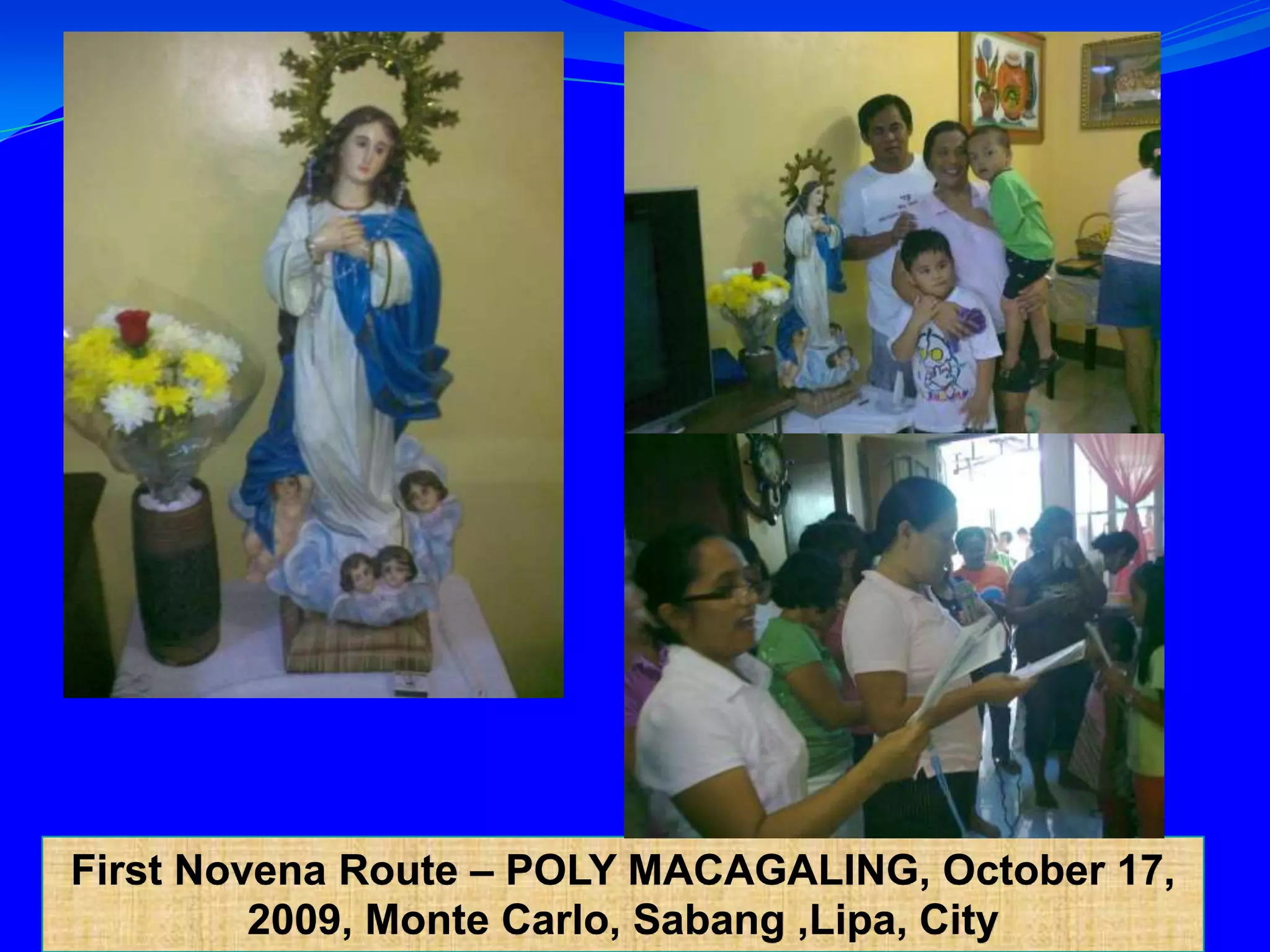 Ragipon Novena Route Ppt | PPTX