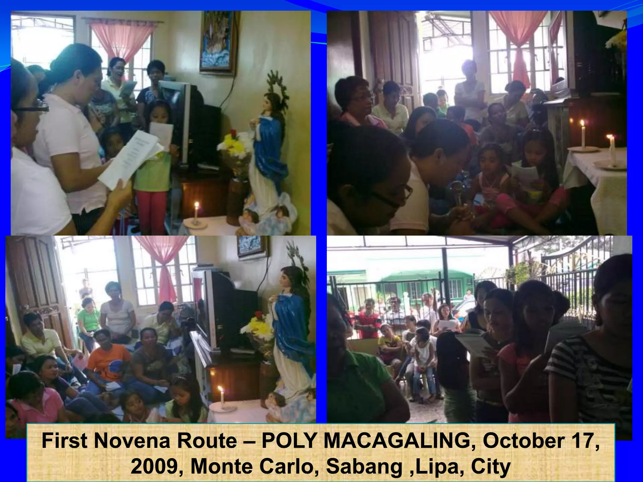 Ragipon Novena Route Ppt | PPTX