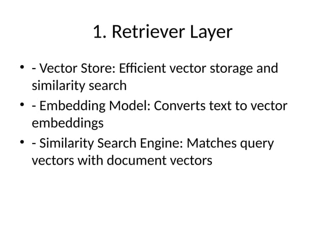 RAG Model Architecture Considerations - An overview | PPTX