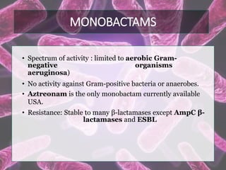 Recent Advances in Management of Gram Negative Bacteria | PPTX