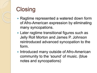 Ragtime | PPT