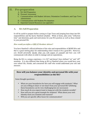 Resident Advisor Guidebook | PDF