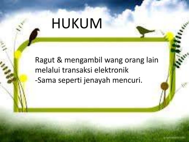 Ragut & transaksi elektronik | PPTX