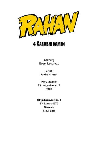 Rahan 004 - carobni kamen | PDF