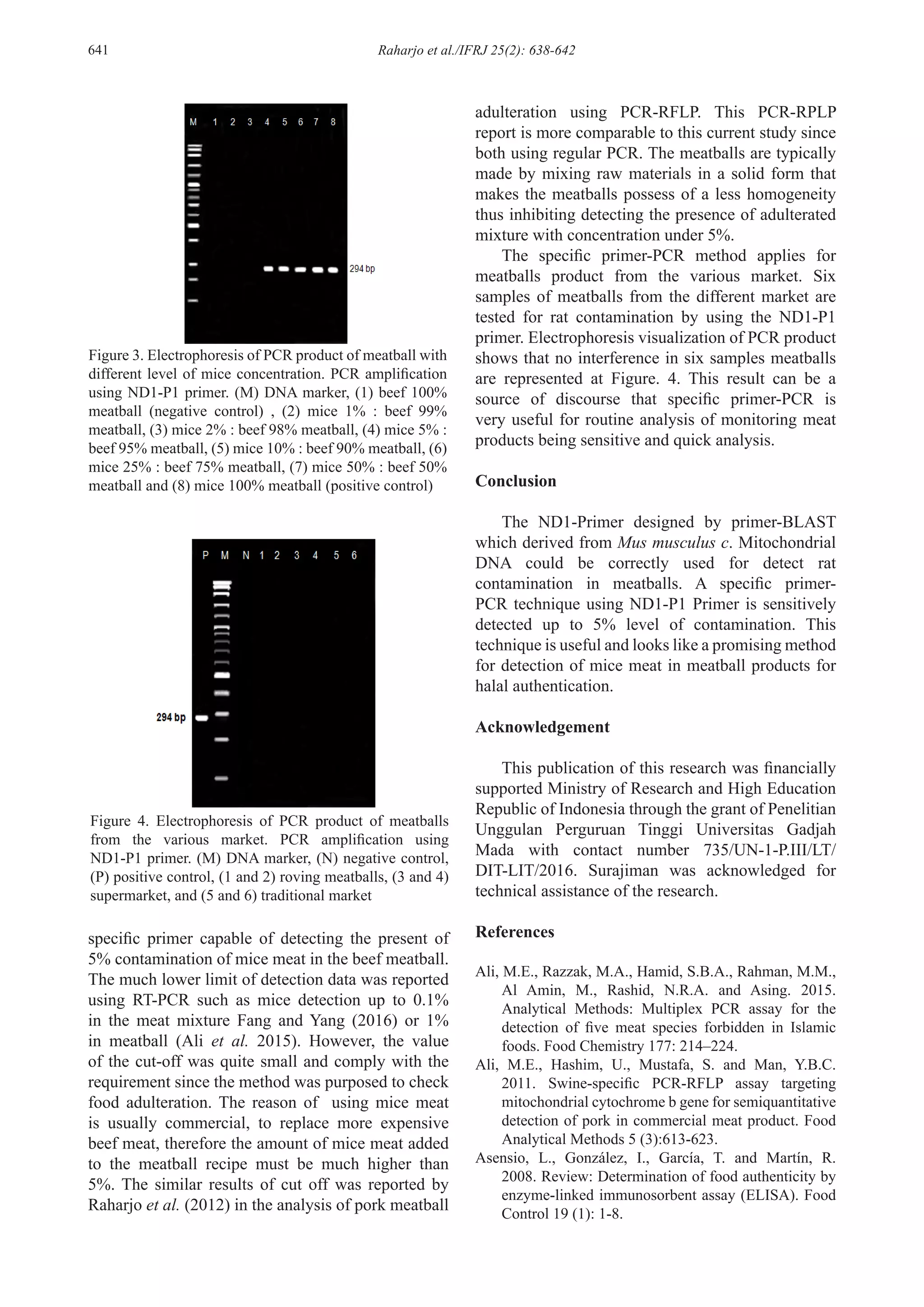 Mitochondrial ND-1 gene-specific primer polymerase chain reaction to ...