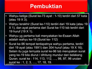 Rahasia angka-19-dalam Al Quran | PDF