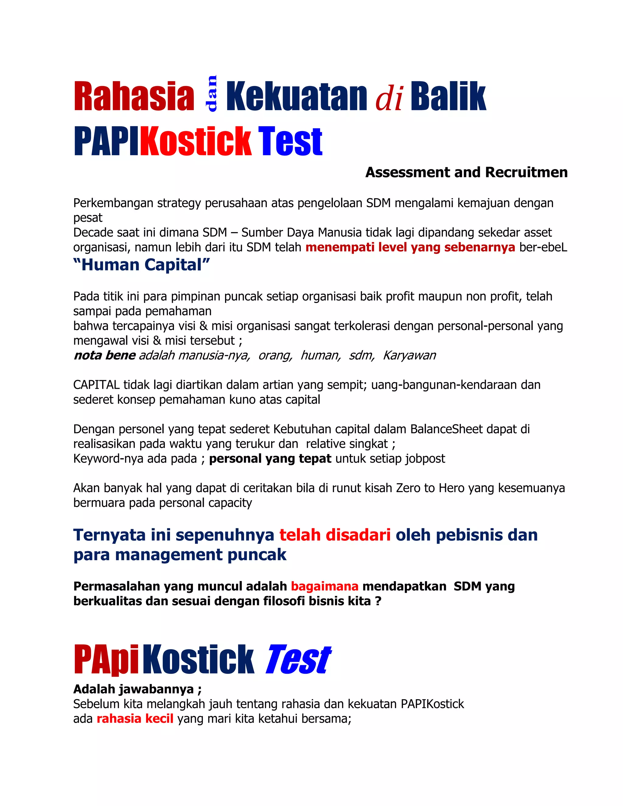 Rahasia dan kekuatan di balik papi kostick @tokopedia | PDF