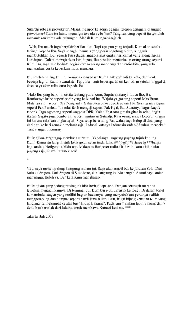 Rahasia kumari (agus dermawan t) | PDF