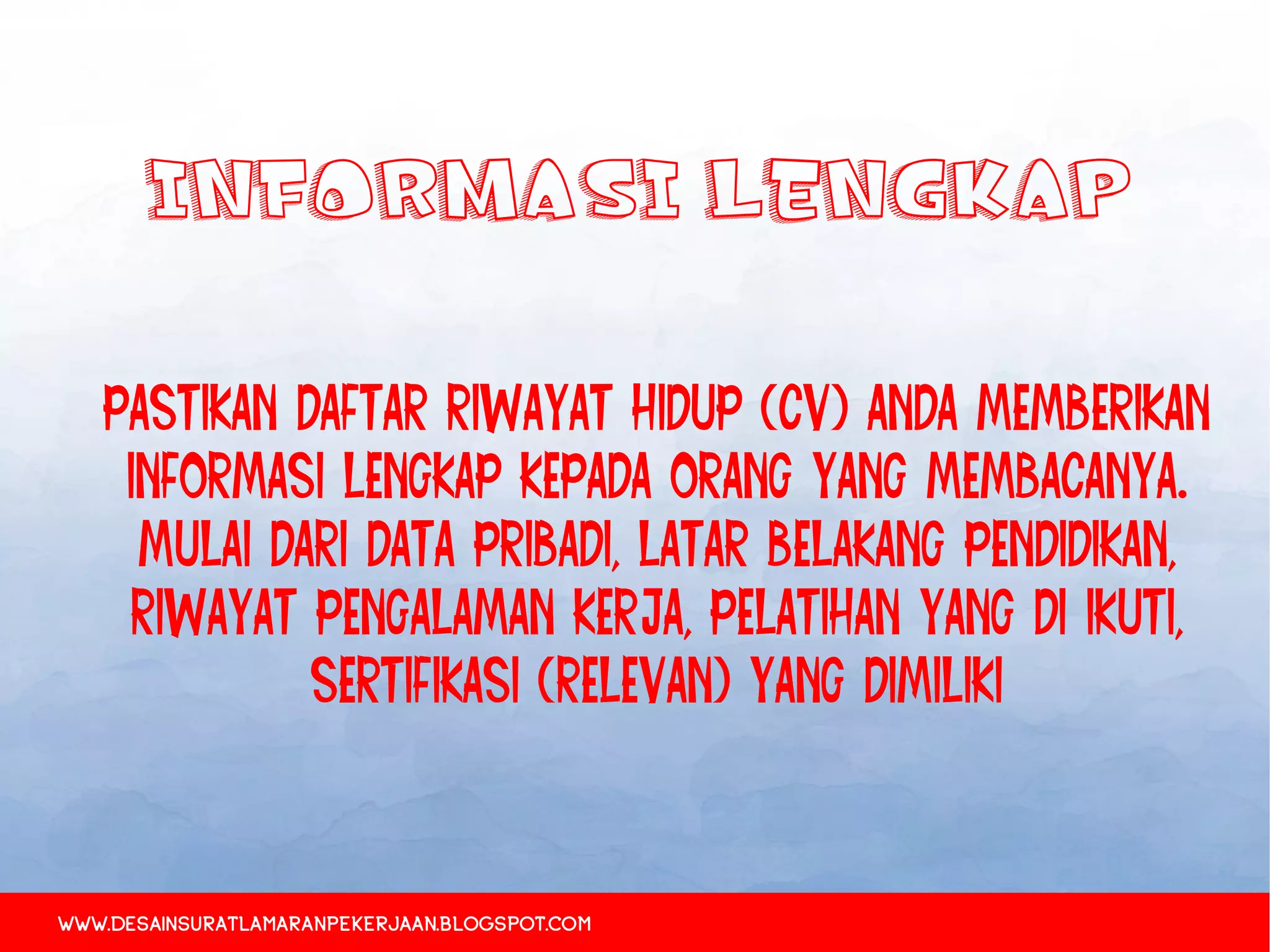 Ebook Rahasia membuat surat lamaran pekerjaan yang menarik dan efektif ...
