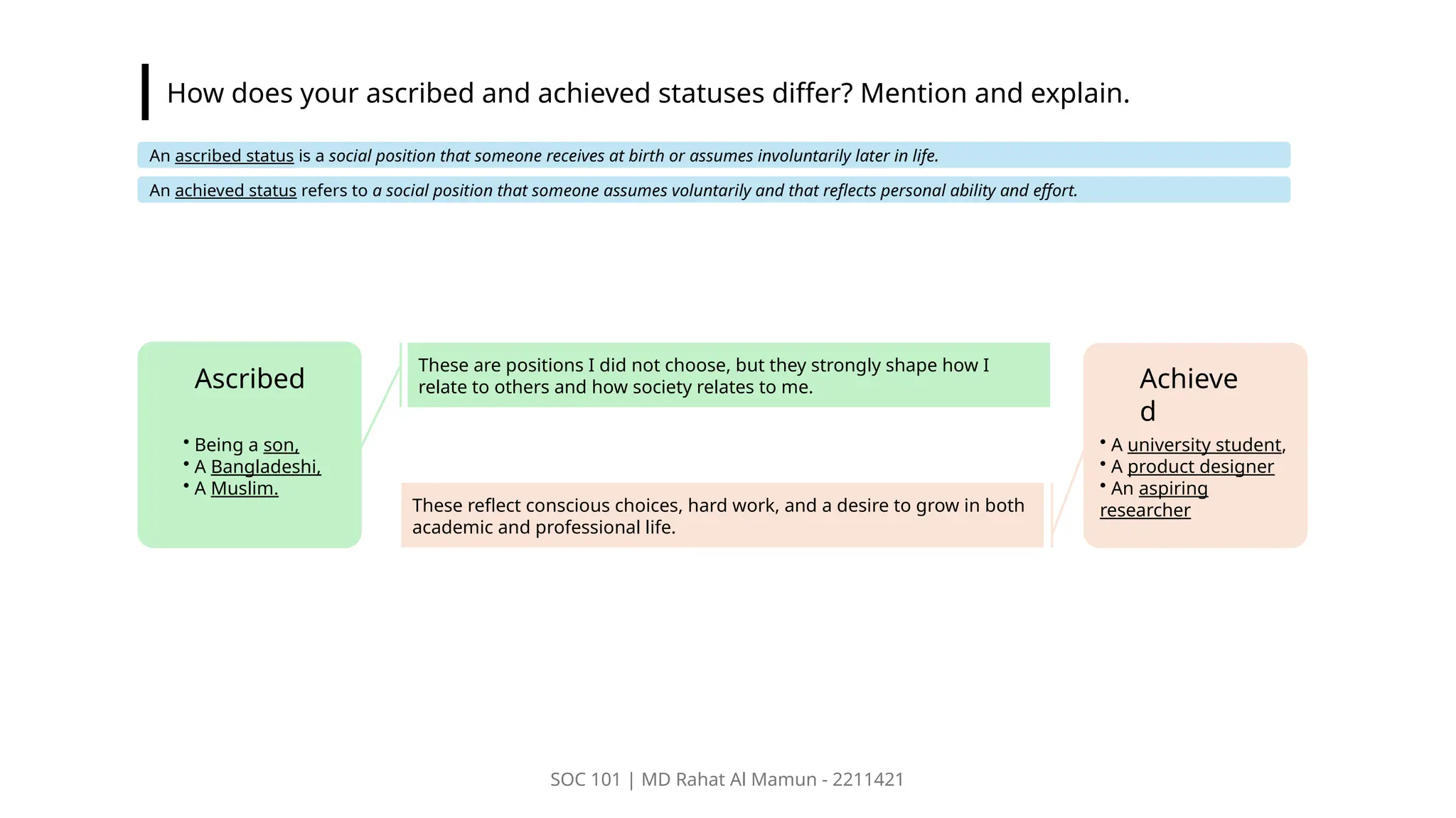 Role, role conflict and ascribed and achieved role.pptx
