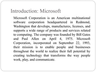 marketing strategy of Microsoft | PPTX