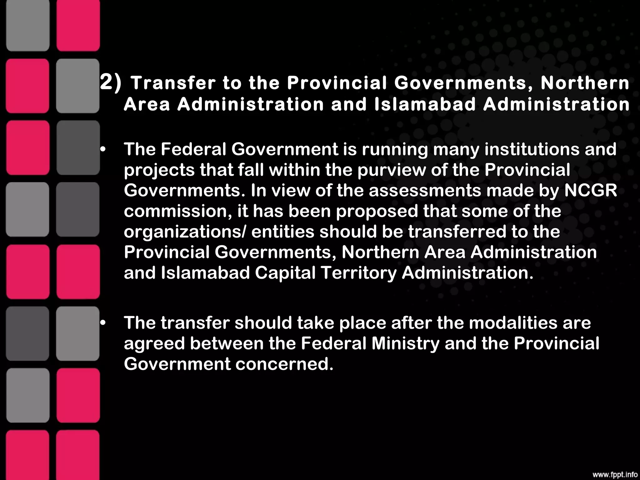 structure of federal government of pakistan | PPT