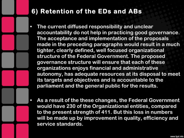 structure of federal government of pakistan | PPT