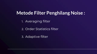 Noise Models Ultrasound | PPT
