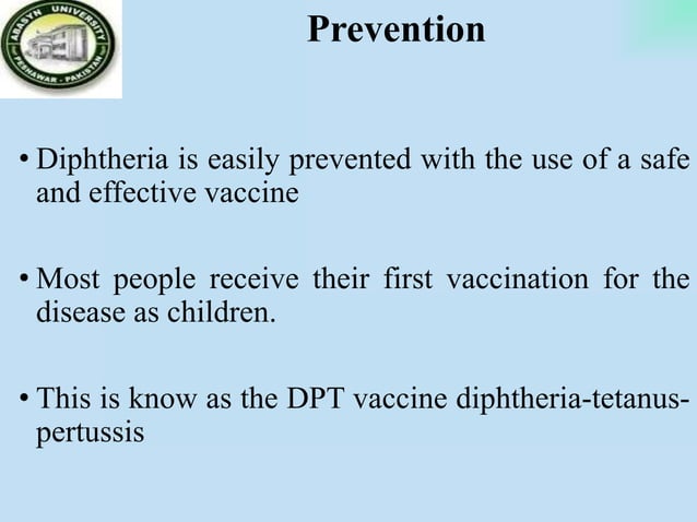 Diphtheria | PPTX | Ear, Nose and Throat Conditions | Diseases and Conditions