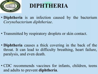 Diphtheria | PPTX