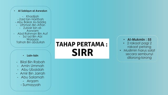 PERISTIWA SEBELUM HIJRAH | PPT