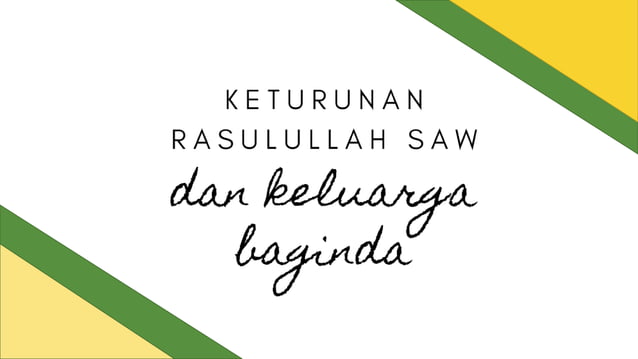 PERISTIWA SEBELUM HIJRAH | PPT