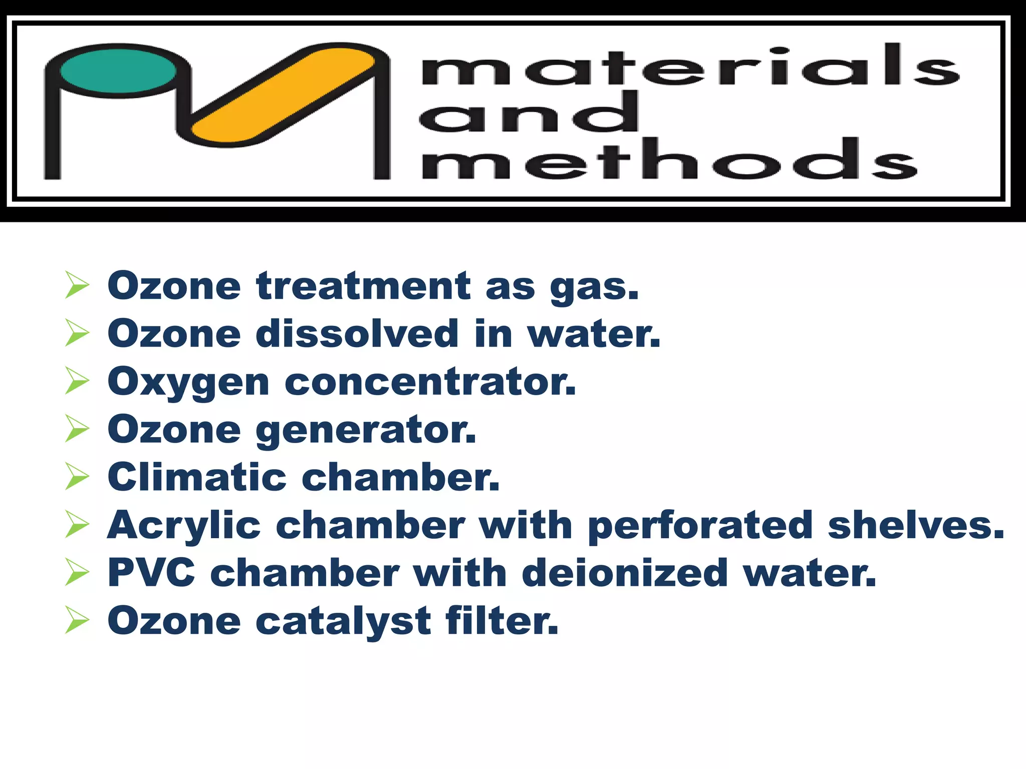 ozone technology in food | PPTX