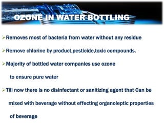 ozone technology in food | PPTX