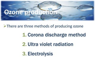 ozone technology in food | PPTX