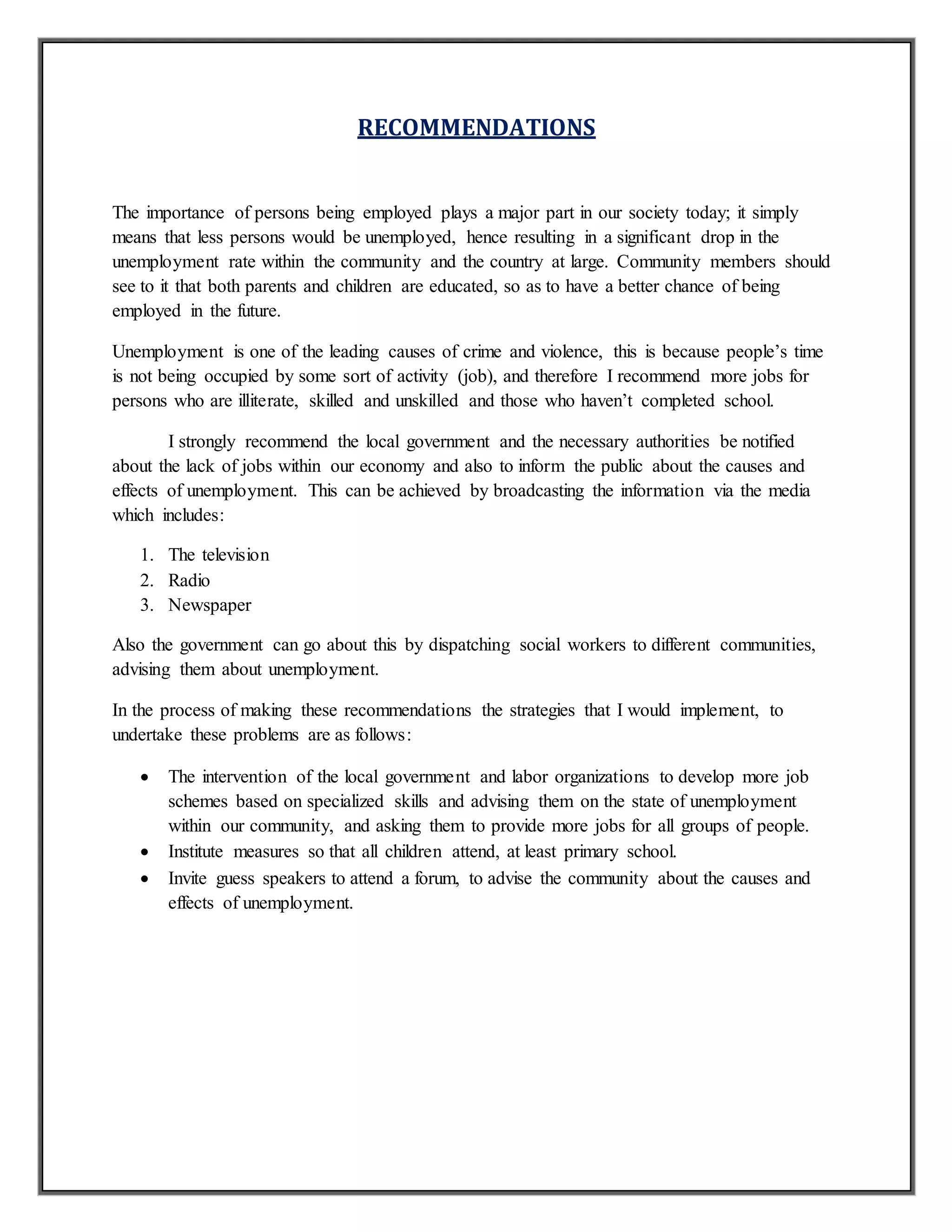 CSEC Social Studies - Sample SBA | DOCX