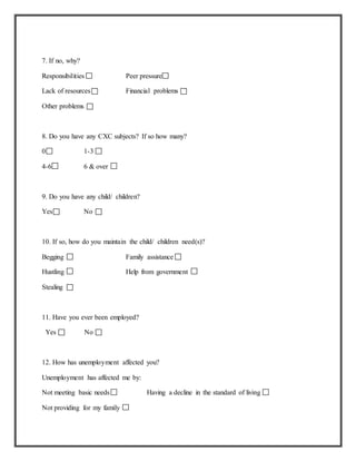 CSEC Social Studies - Sample SBA | DOCX