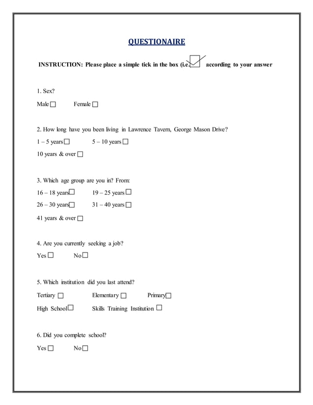 CSEC Social Studies - Sample SBA | DOCX