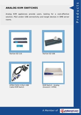 Rahi Systems Pvt Ltd, Pune, Analog KVM Switches | PDF
