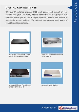 Rahi Systems Pvt Ltd, Pune, Analog KVM Switches | PDF