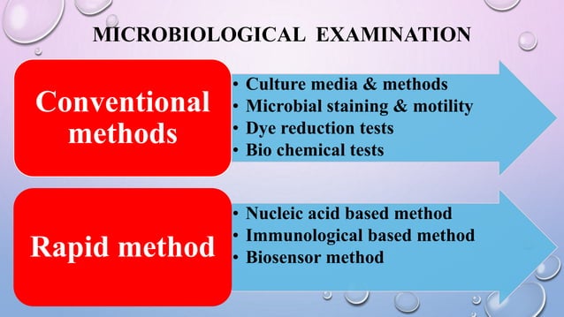 MICROBIOLOGICAL TESTS (CONVENTIONAL METHODS ) | PPTX