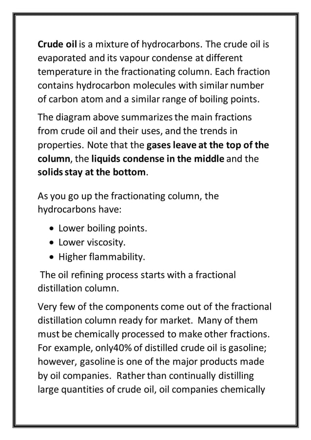Fractional Distillation | DOCX