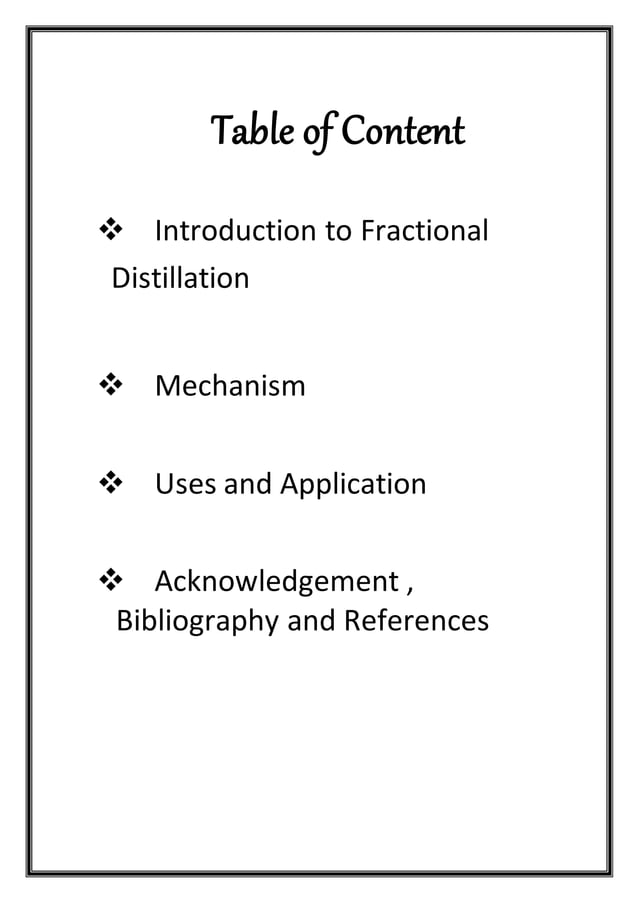 Fractional Distillation | DOCX