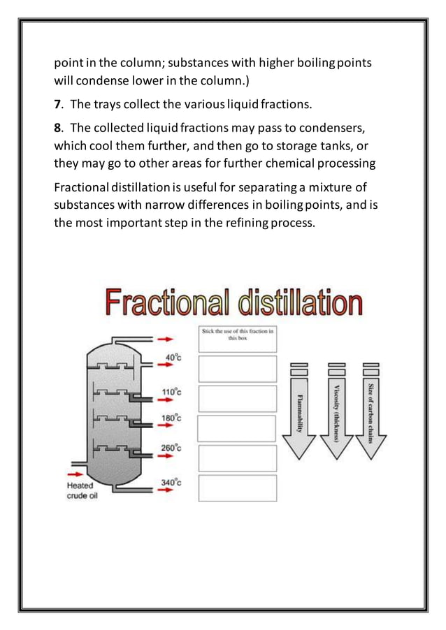 Fractional Distillation | DOCX