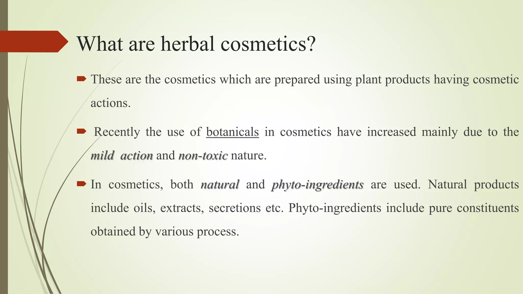 Herbal Cosmetics | PPTX