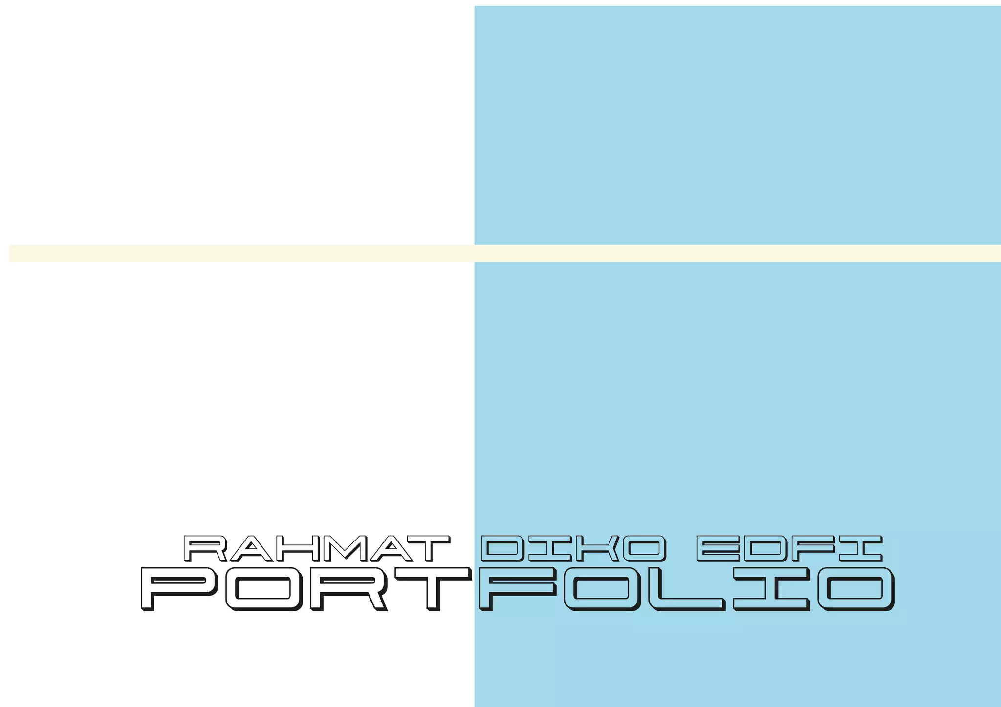 Rahmat diko edfi portfolio | PDF