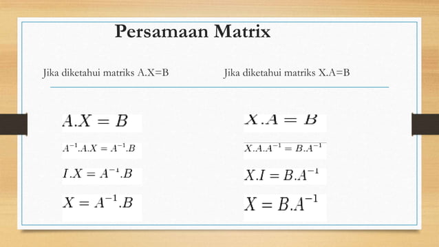 Matrix dan Operasi Penjumlahan Matrix | PPTX
