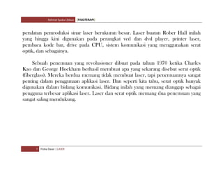 Laser – Fisioterapi | PDF