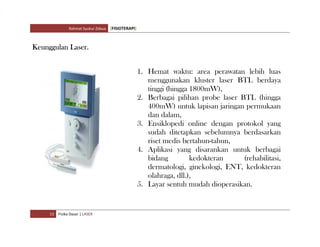 Laser - Fisioterapi | PDF