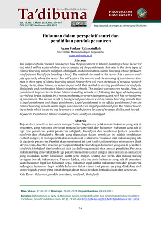 Rahmatullah - 2021 - Hukuman dalam perspektif santri dan pendidikan pon.pdf