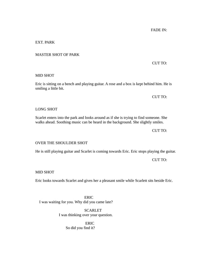 Final Screenplay | PDF