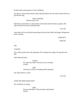 Final Screenplay | PDF